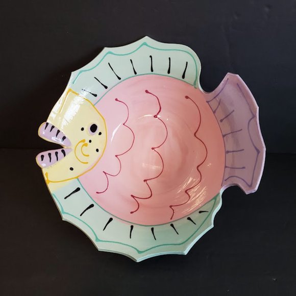 Susan Painter Pottery | Dining | Vtg Susan Painter Pottery Tropical ...